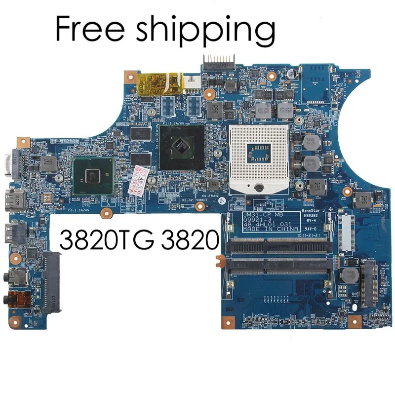 Laptop motherboard For Acer 3820TG 3820 09921-3 Motherboard delivery ...