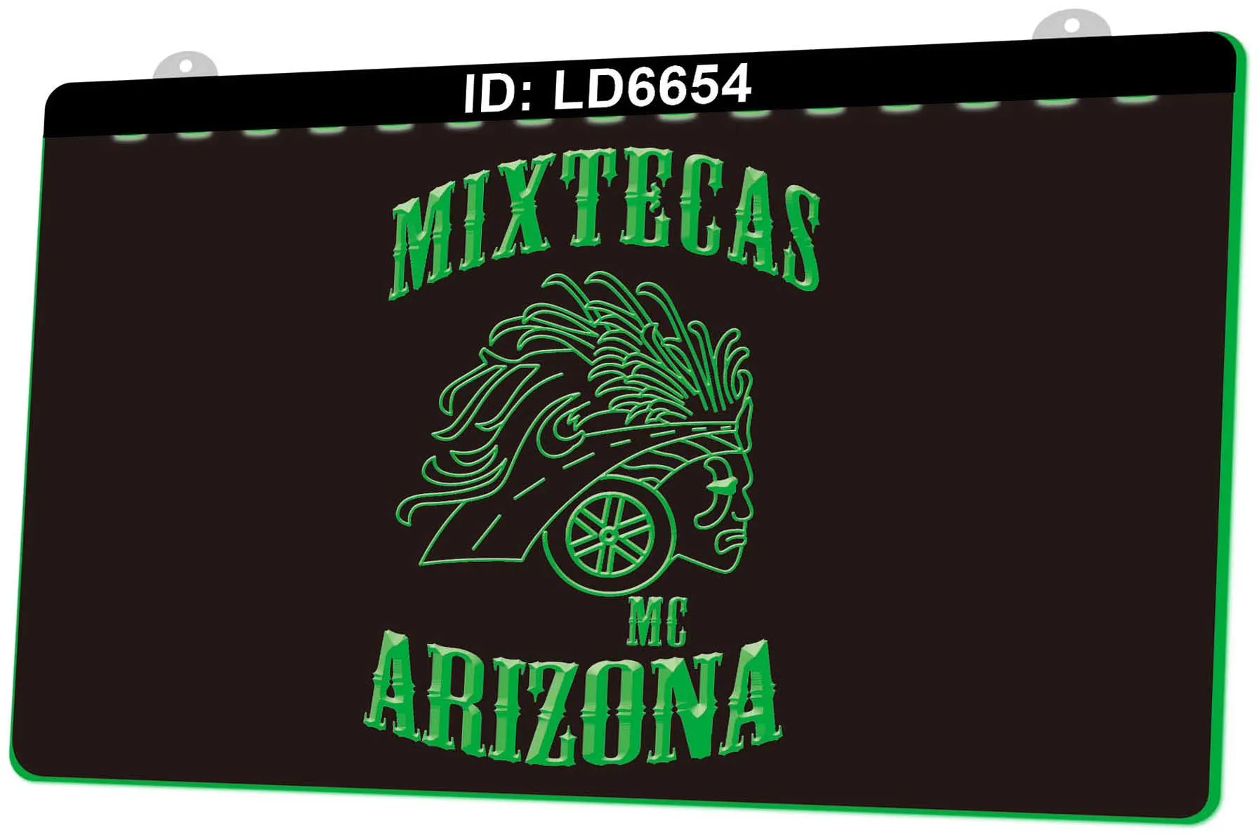 LD6654-Mixtecas-Mc-Arizona-3D-Engraving-LED-Light-Sign-Wholesale-and ...