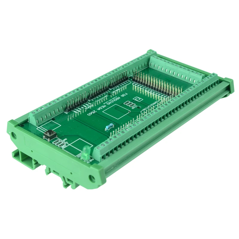 DIN Rail Mount Screw Terminal Block Adapter Module, For MEGA 2560 R3 ...