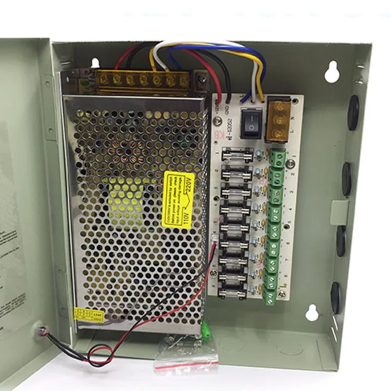 DC-12V-10A-15A-9-CH-Monitor-Power-Supply-AUTO-RESET-CCTV-Power-Supply ...