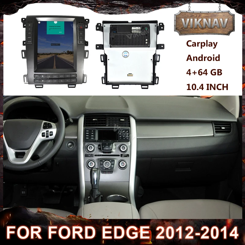 Car-Radio-Multimedia-Player-for-Ford-Edge-2012-2014-Android-Auto-Stereo ...