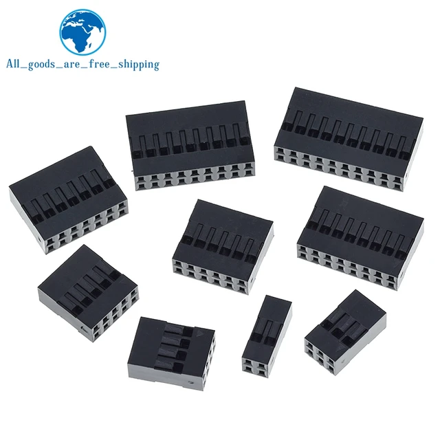 20PCS Double Row Dupont Connector Female HousingDupont Head, 56% OFF
