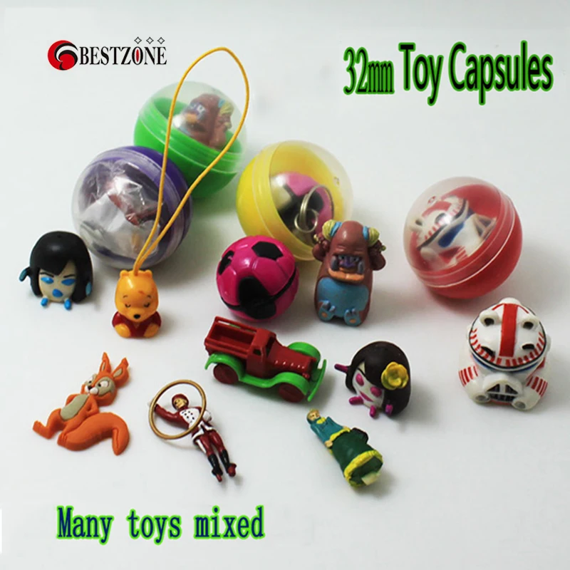 50Pcs-Lot-32MM-Plastic-Ball-Capsule-Toys-With-Inside-Rubber-Or-Plastic ...