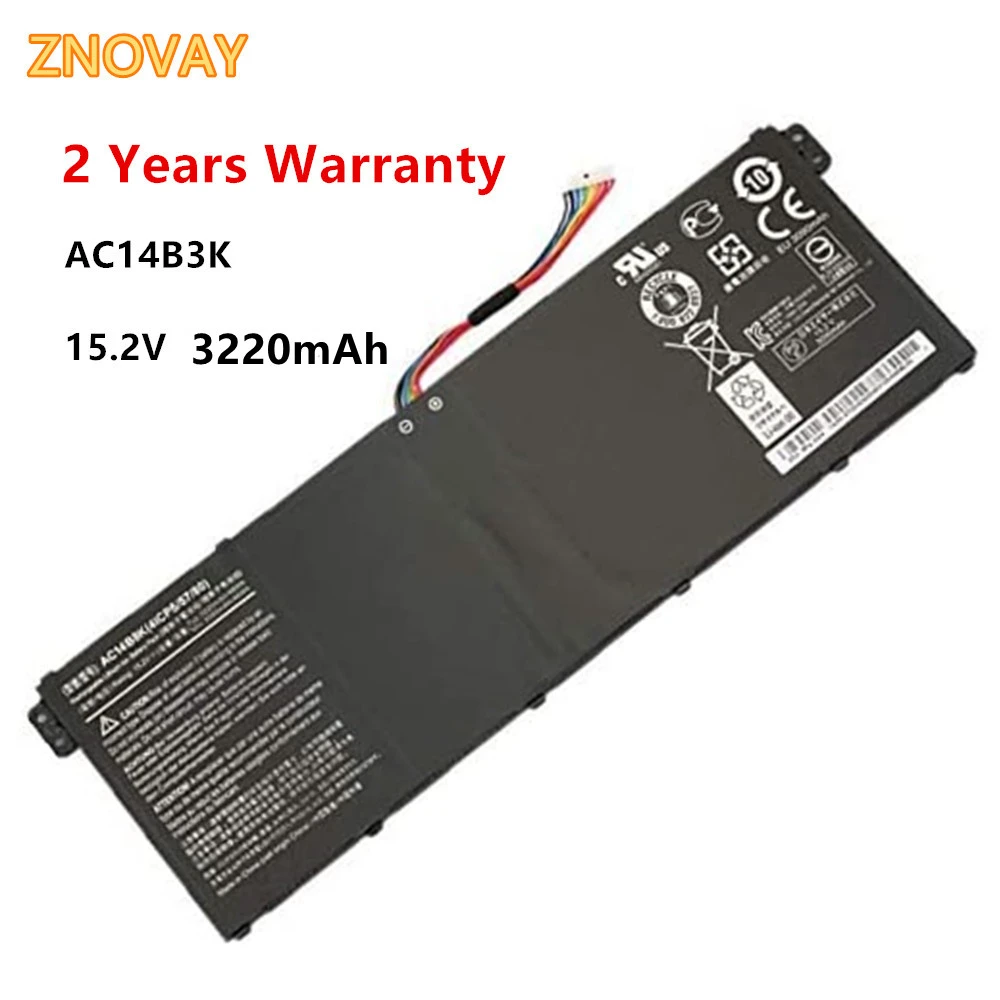 Notebook Battery Ac14b3k For Acer Aspire R3 R3-131t R5 R5-471t R5-571t ...