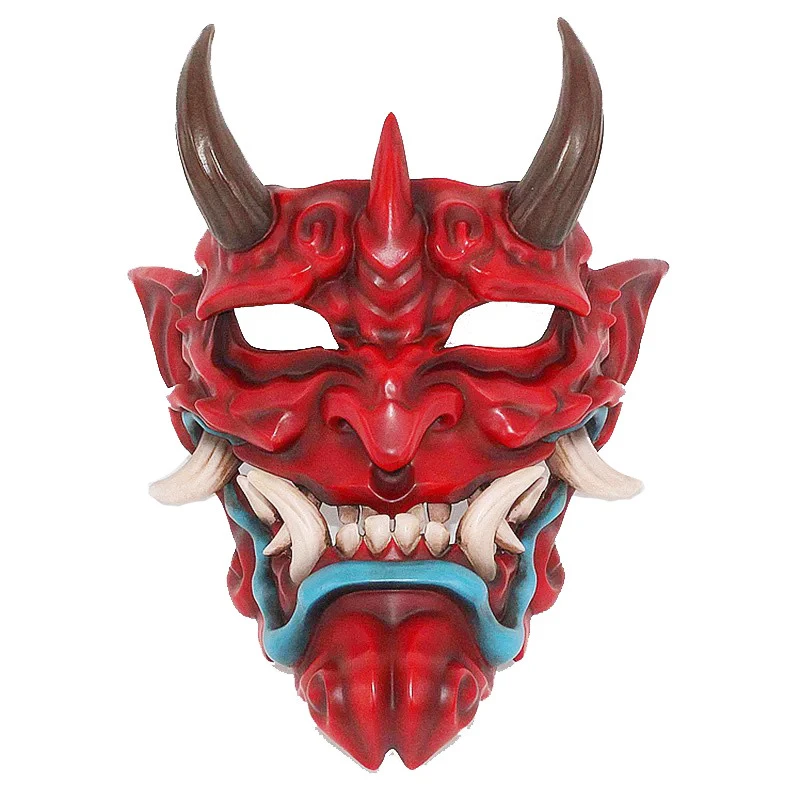 Airsoft Mask Buy Samurai Oni Mask, Japanese Cosplay Latex Mask Anime ...