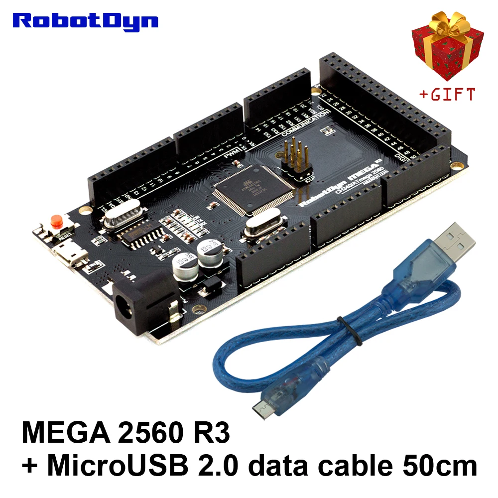 Mega2560 R3 Ch340g/atmega2560-16au + Usb 2.0 Data Cable (50cm ...