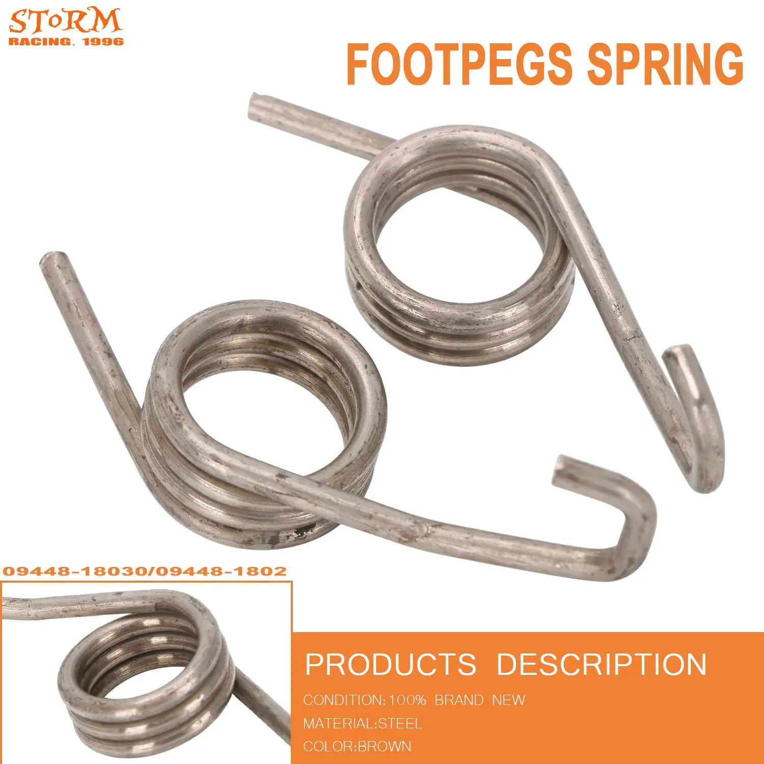 Motorcycle-Footpegs-Foot-Peg-Spring-Springs-For-Suzuki-RM250N-RMX250T ...