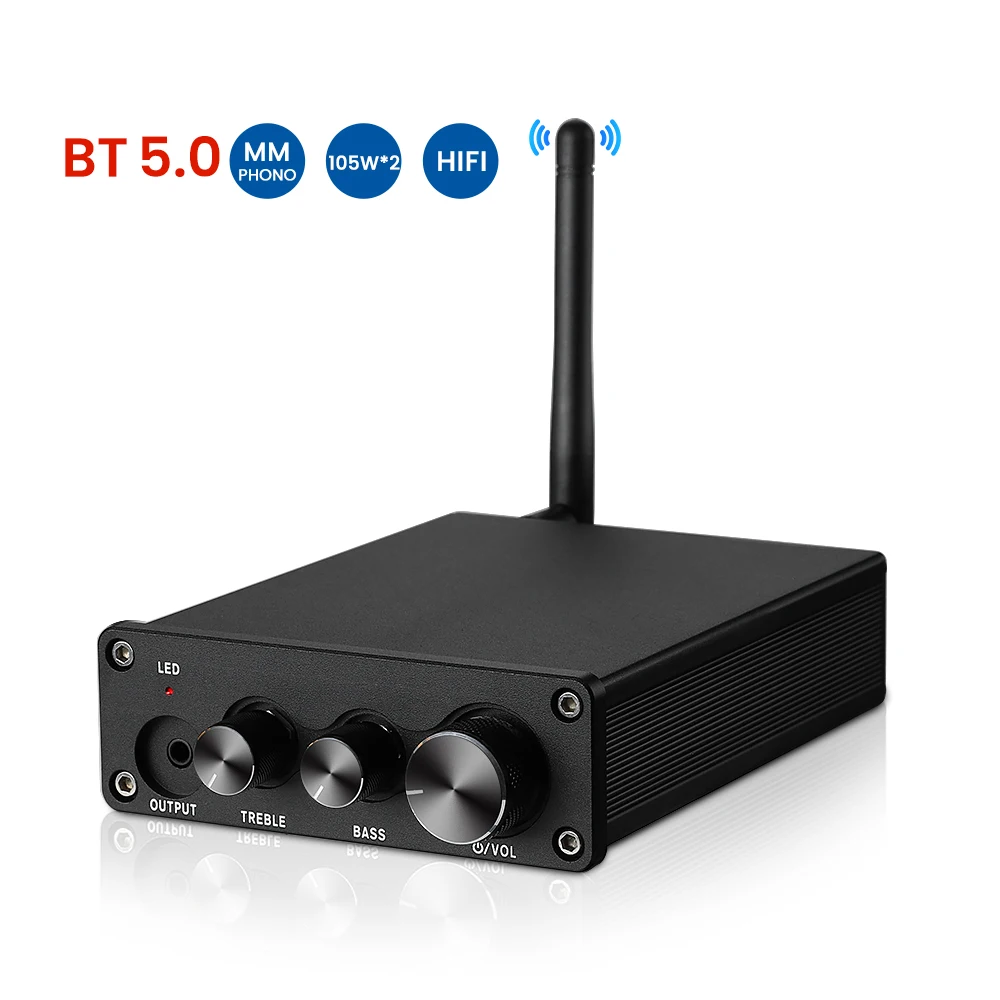 AIYIMA-TPA3221-HiFi-Stereo-Power-AMP-MM-MC-Phono-Bluetooth-Amplificador-Para-Turntable-Fon-grafo ...