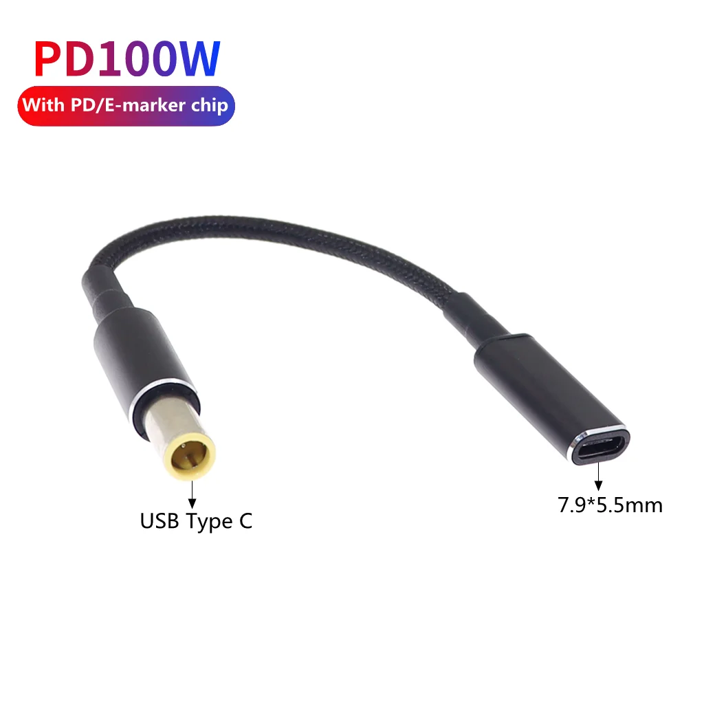 100W USB Type C Fast Charging Cable Cord for Lenovo Thinkpad T61 T60 ...