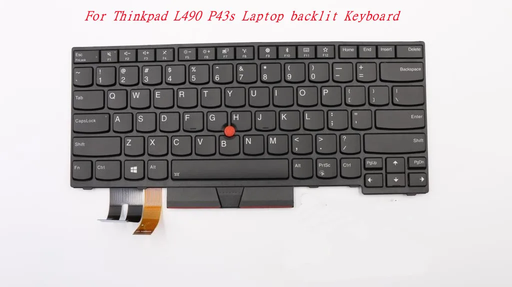 New/orig Laptop Us English Backlit Keyboard For Lenovo Thinkpad L490 ...