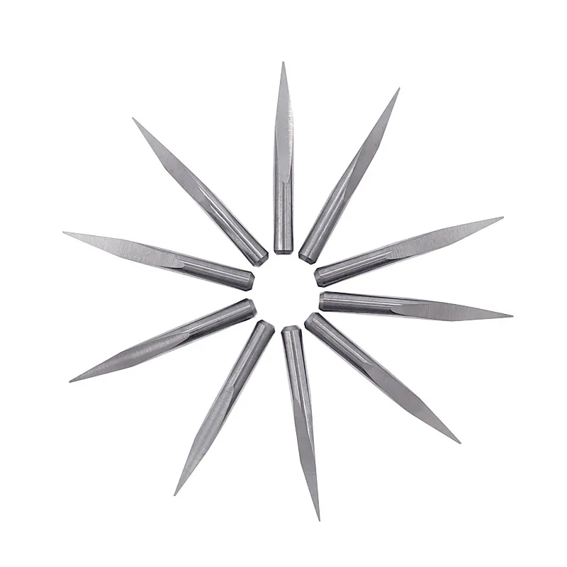 10Pcs-3-Edge-Pyramid-Engraving-Bits-3-175mm-Shank-3-Face-Bit-10-90 ...