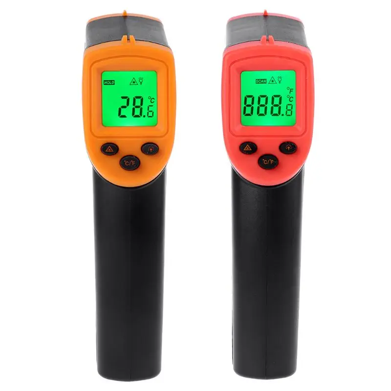 Digital-Laser-Infrared-Thermometer-50-600-Degree-Temperature-Measuring ...