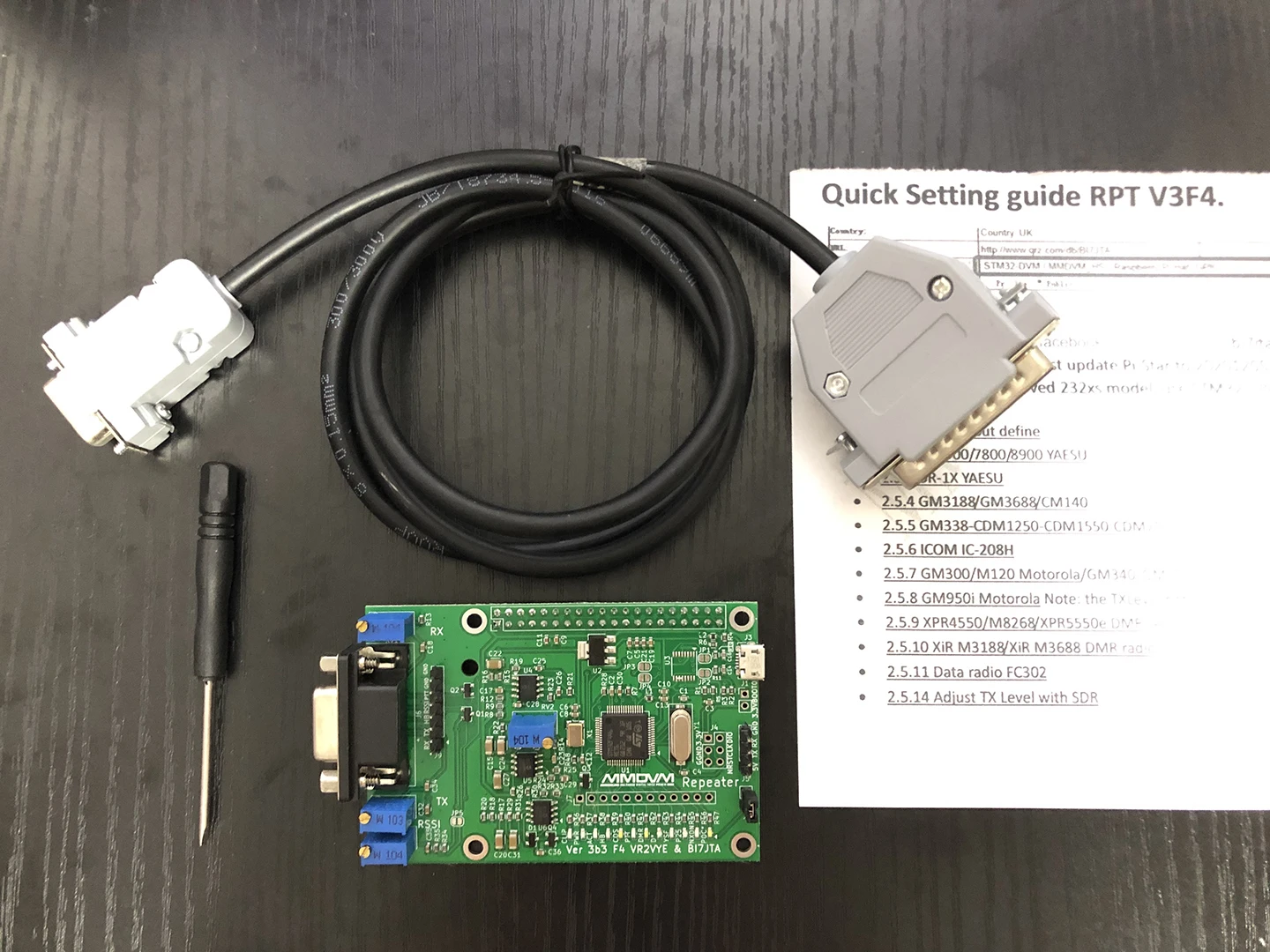 MMDVM Repeater Board V3F4 for Kenwood TK8185 TK8180 DMR C4FM/YSF,NXDN ...