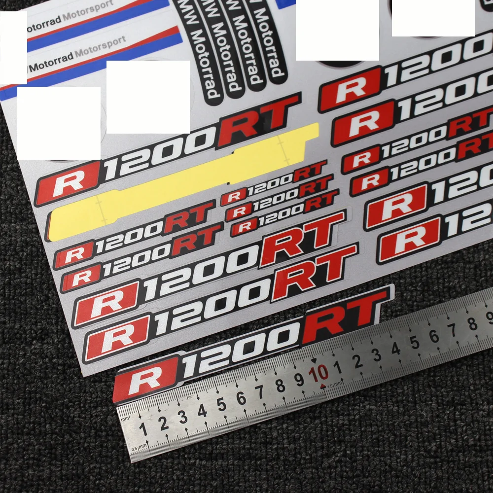 For BMW R1200RT LOGO Sticekr Motorcycle Reflective Stickers Body Helmet ...