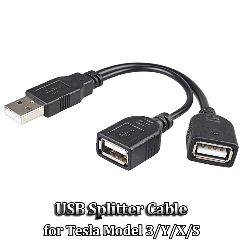 Universele Auto Usb Splitter Kabel Voor Tesla Model 3 Y X 5s Draadloze ...