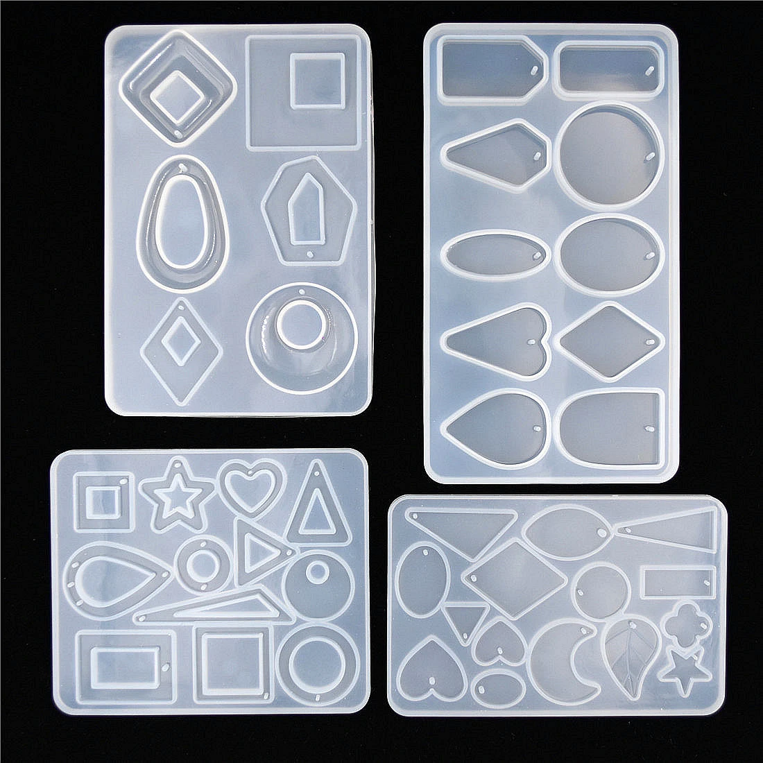 1X SNASAN Silicone Mold for jewelry findings pendant Resin Silicone ...