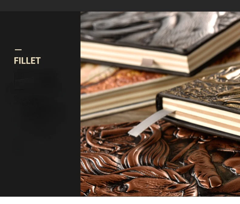 CAHIER,Aeneous-A5--cahier rétro avec dorure, planificateur, livre ...