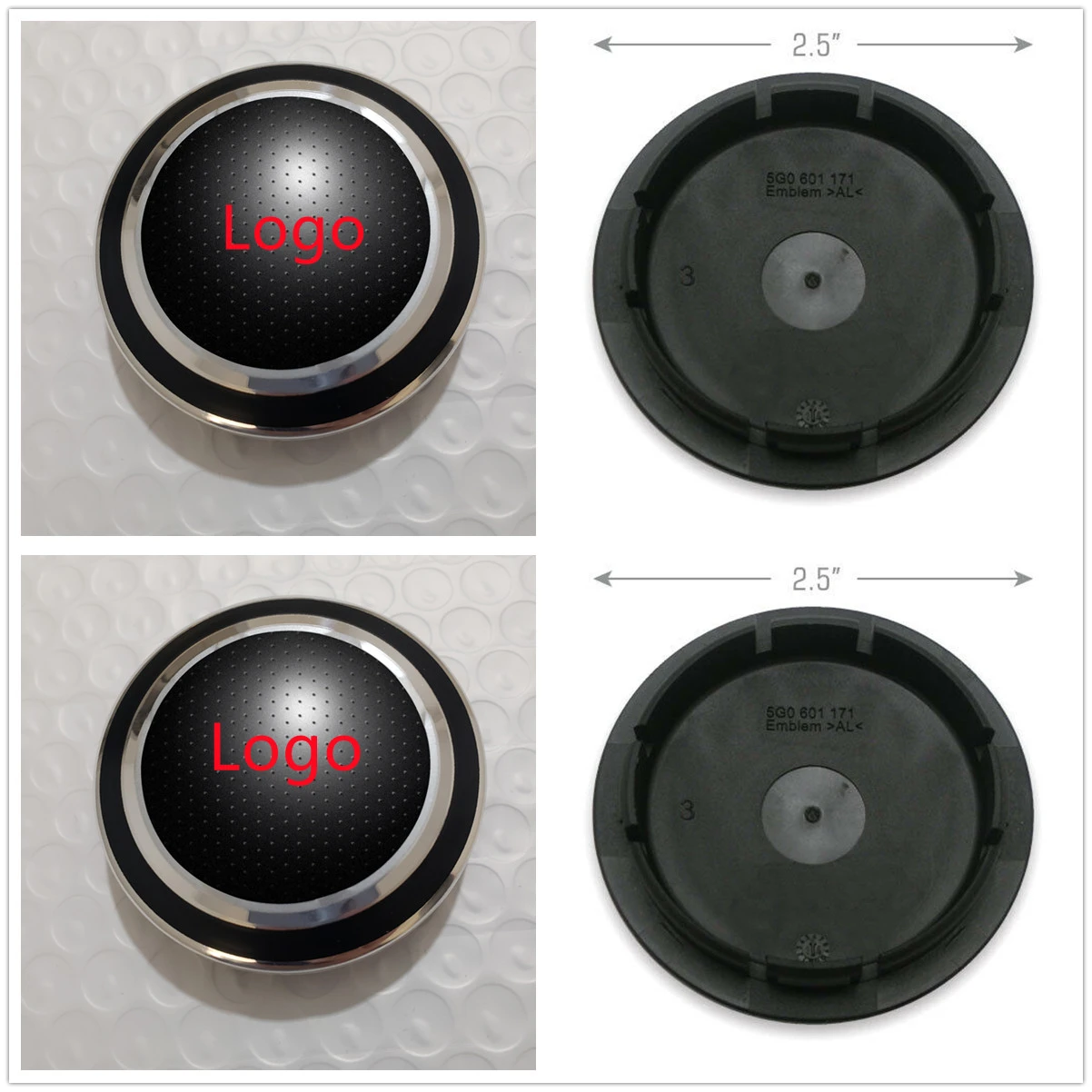 New 65mm Wheel Center Cap for Golf 7 Golf mk7 Caddy Transporter Beetle ...