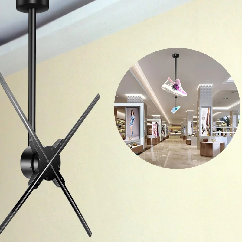 Univeral-for-3d-hologram-led-fan-display-Ceiling-bracket-straight-rod ...