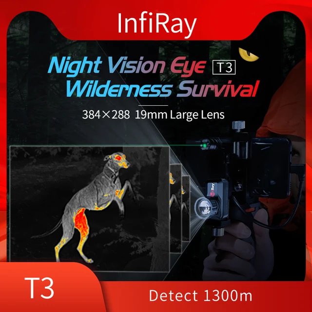 InfiRay Official T3 Monocular Thermal Imaging Camera Infrared Imager ...