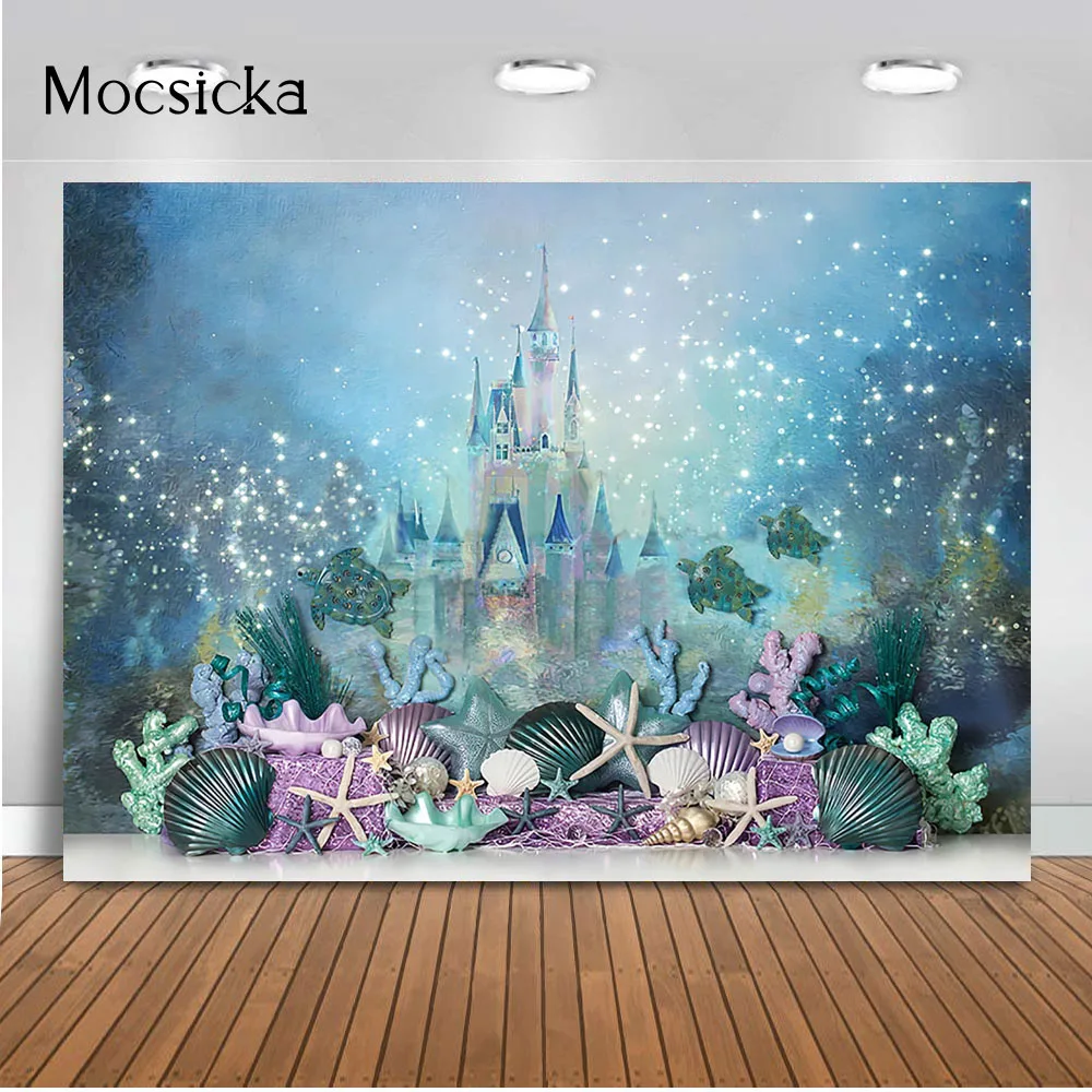 Little Mermaid Castle Wallpaper