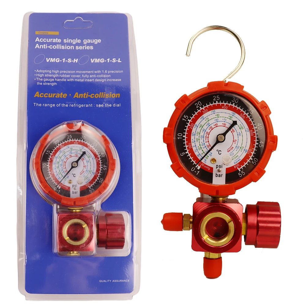 MANOMETRE,Bleu--Manomètre réfrigérant pour R410A R22 R134a R404A, 800 ...