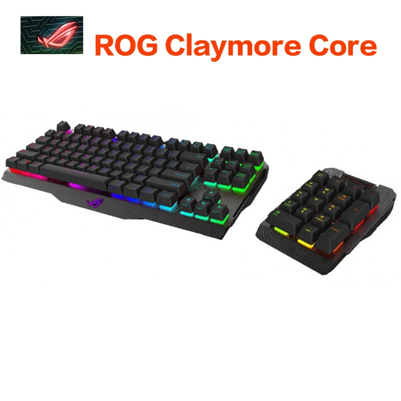 ใช้ต้นฉบับสำหรับAsus ROG Claymoreแยกคีย์บอร์ดคีย์บอร์ดเชอร์รี่MX RGB ...