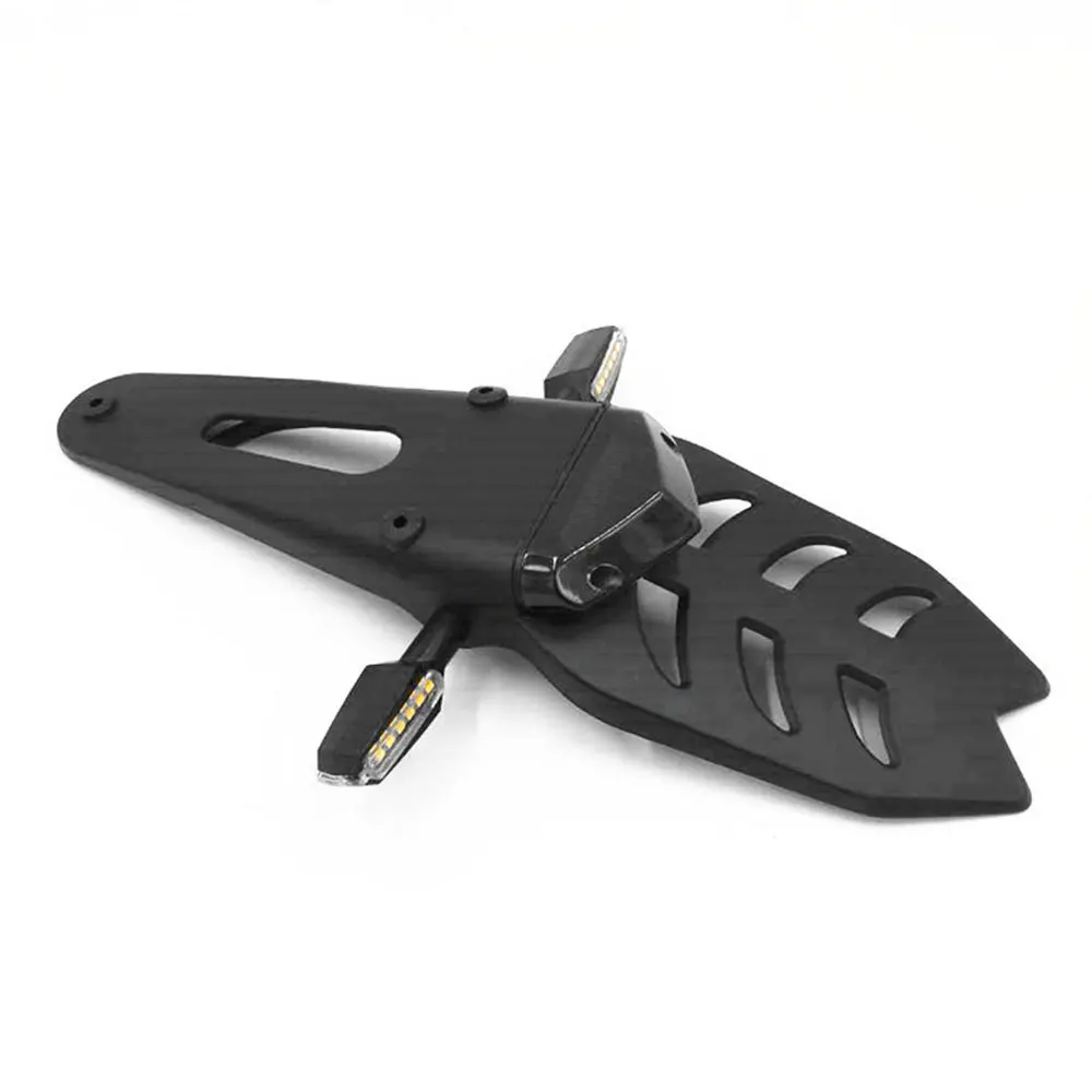 Motorcycle-Rear-Fender-License-Plate-Bracket-Holder-With-12V-LED ...