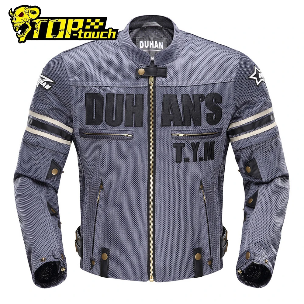 Duhan Summer Motorcycle Jacket Men's Breathable Chaqueta Moto Jacket ...
