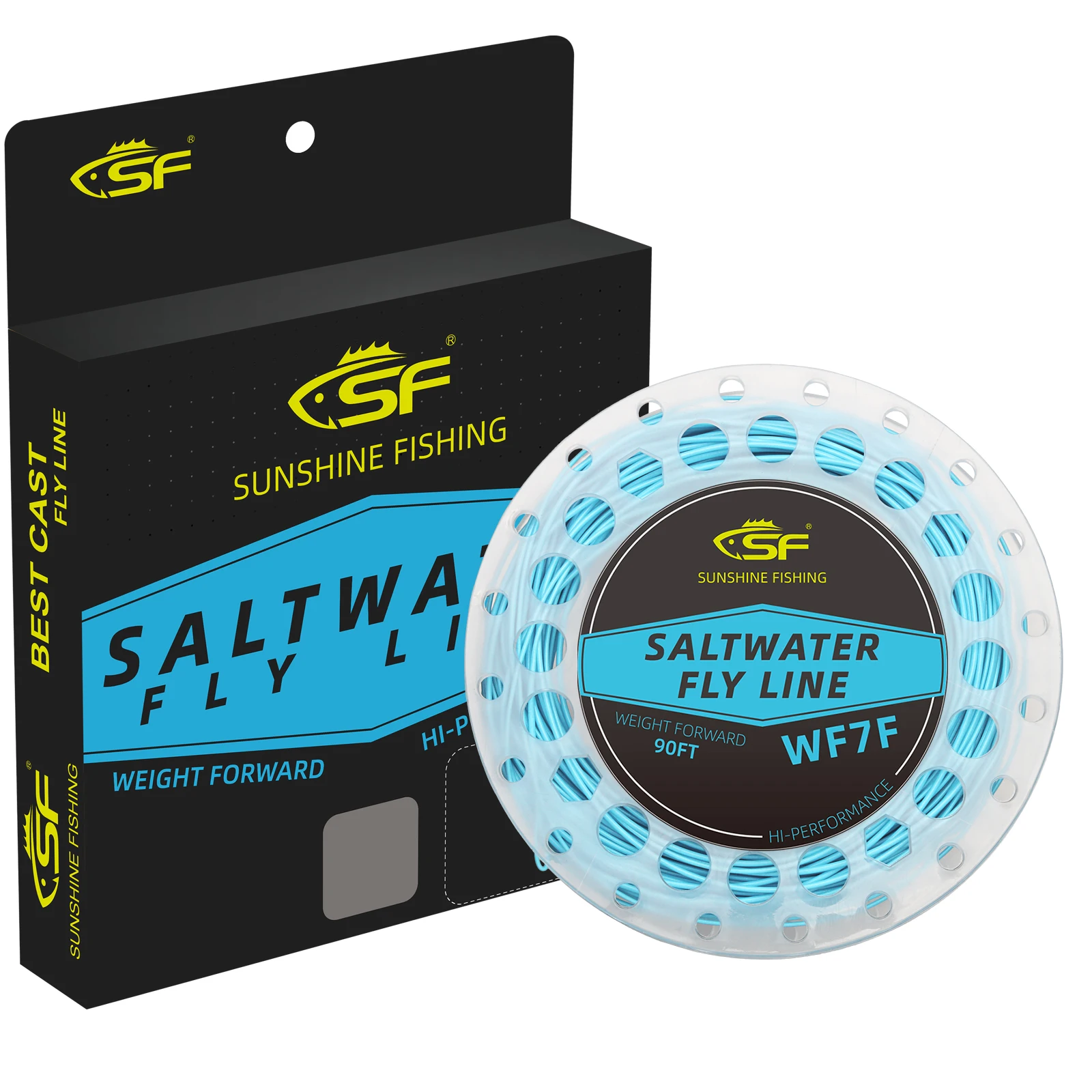 SF-90FT-Saltwater-Fly-Line-Weight-Forward-Floating-Braided ...