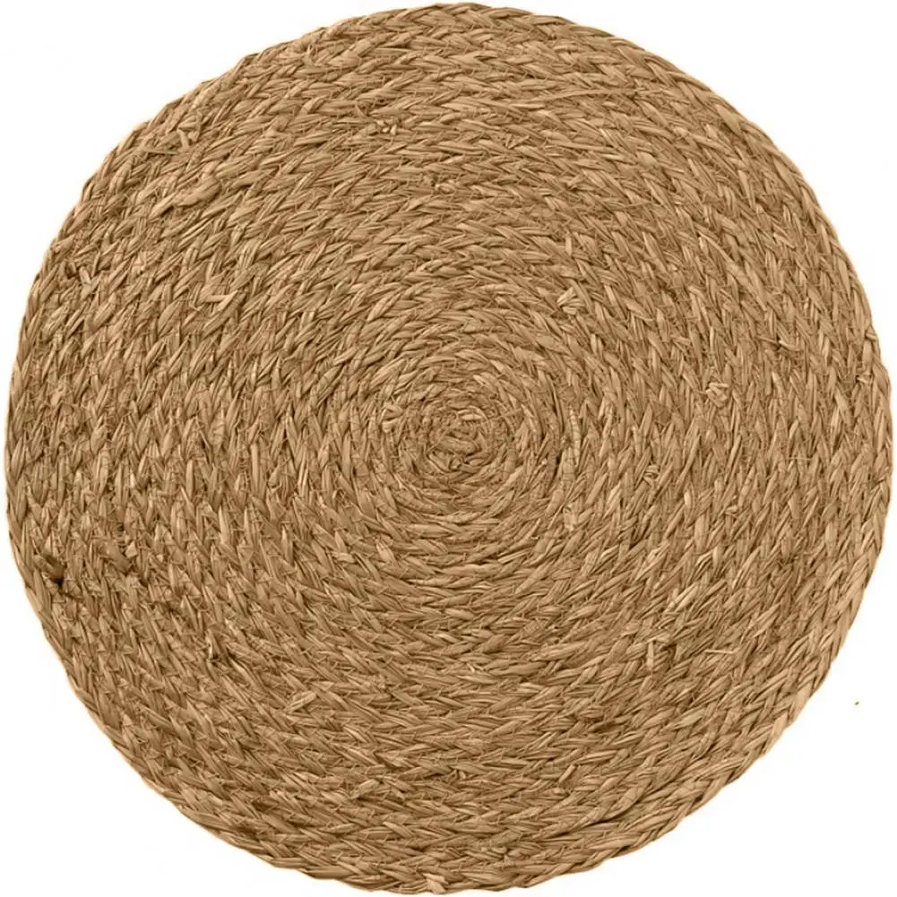 Posavasos-redondo-tejido-a-mano-Mantel-Individual-de-aislamiento-t ...