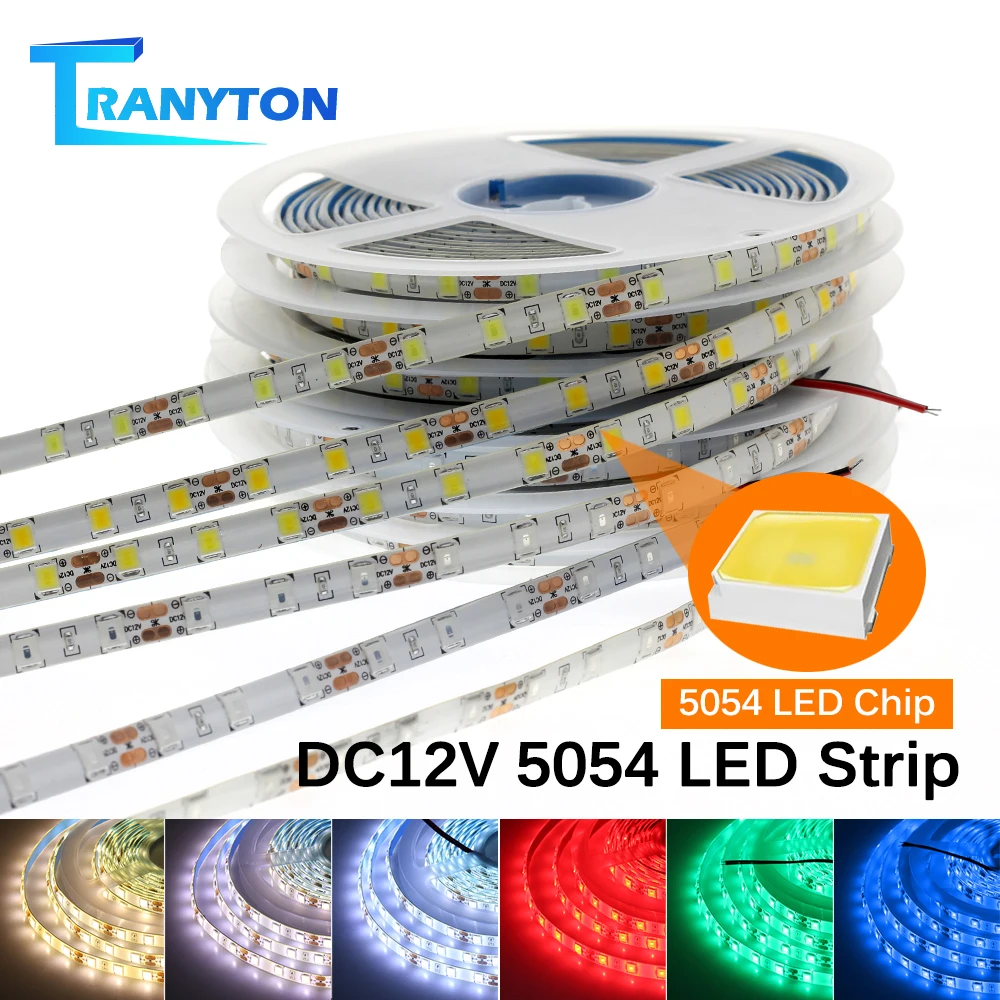 5m 600leds 5054 Led Strip Light Waterproof Dc12v Flexible Led Lights ...