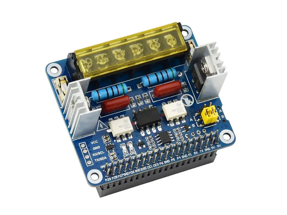 Waveshare-Dual-Channels-Bidirectional-Triac-HAT-for-Raspberry-Pi ...