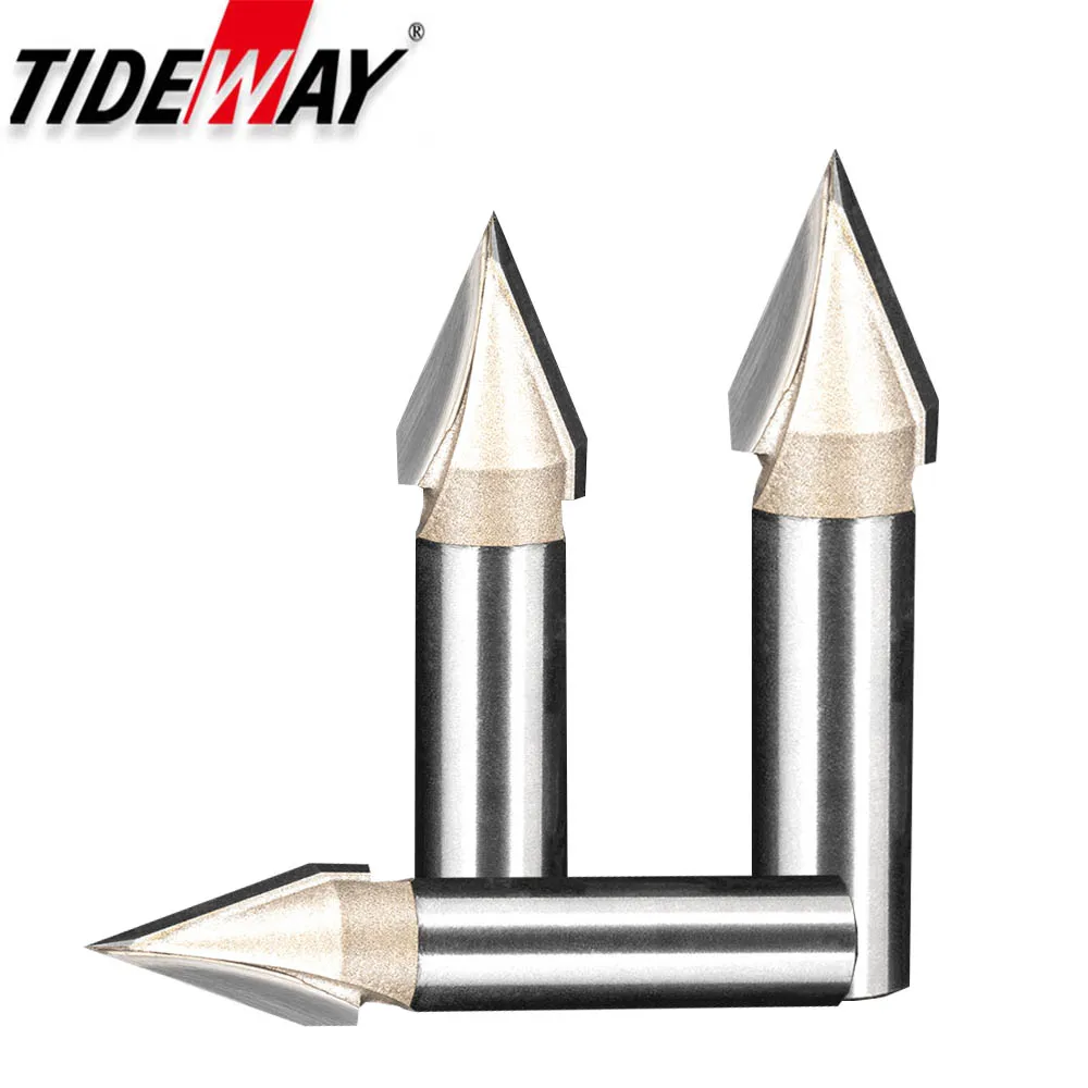 Tungsten-Carbide-V-Bit-45-60-Degree-3D-V-Shaped-Engraving-Router-Bit ...