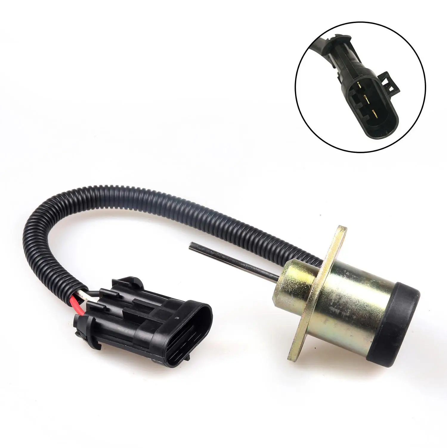 Stop-Solenoid-Kubota-1G925-60011-Woodward-1503ES-12A5UC4S-Bobcat ...