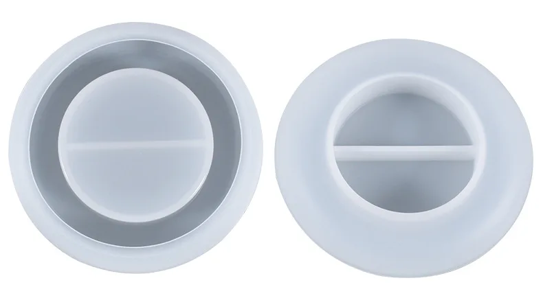 MOULE A MODELER,Sunflower--Boîte de rangement ronde en Silicone, moule ...