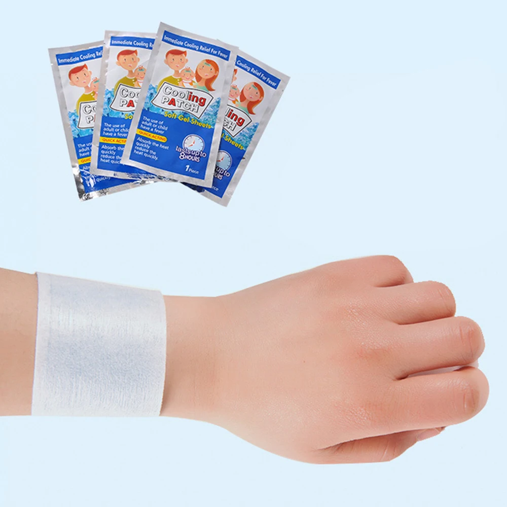 5bags Cooling Patches Baby Fever Down Plaster Migraine Headache Pad ...