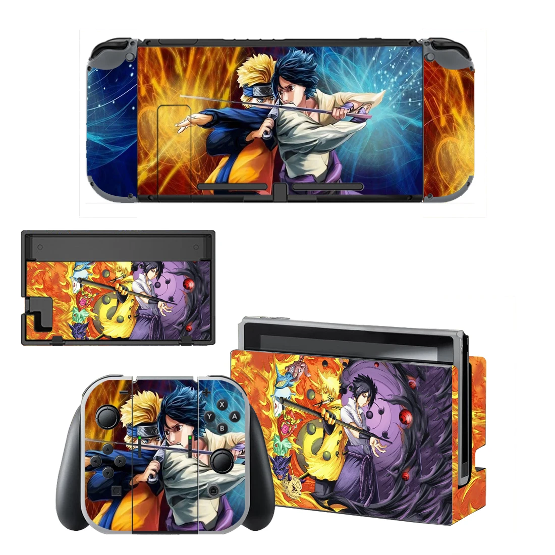 Anime Naruto Skin Vinyl Sticker For Nintendo Switch Console And Joy-Con ...
