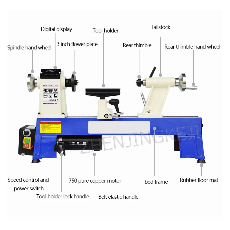 Wood Lathe Diagram