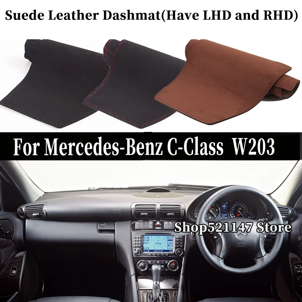 Accessories Suede Leather Dashmat Dashboard Cover Dash Mat Carpet For ...