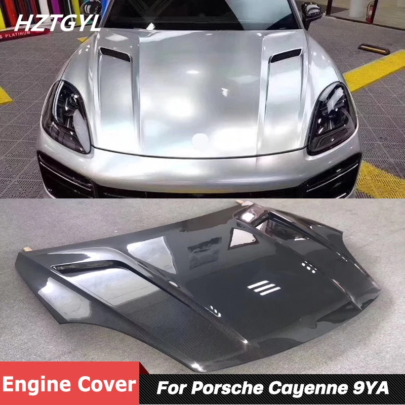 Carbon-Fiber-Or-FRP-Material-Front-Engine-Cover-Hood-Bonnet-For-Porsche ...