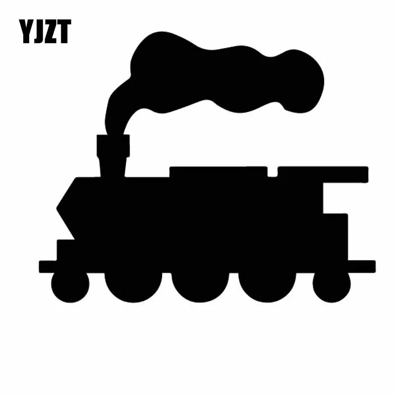Yjzt 14.5cm*11.7cm Delicate Train Shadow Vinly Decal Dazzling ...