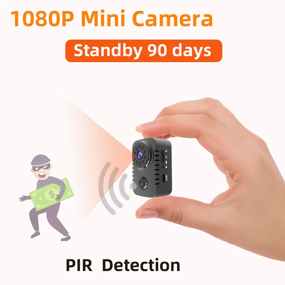 Mini-Camera-PIR-Motion-Detection-Low-Power-Camera-HD-1080P-Sensor-Night ...