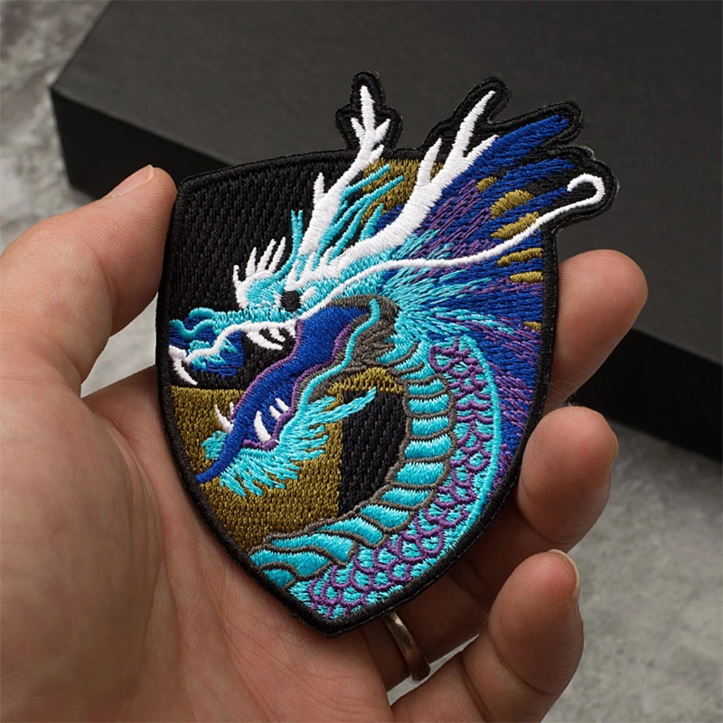 Chinese Dragon Clothing Sticker | Dragon Embroidery Patch | Patches ...