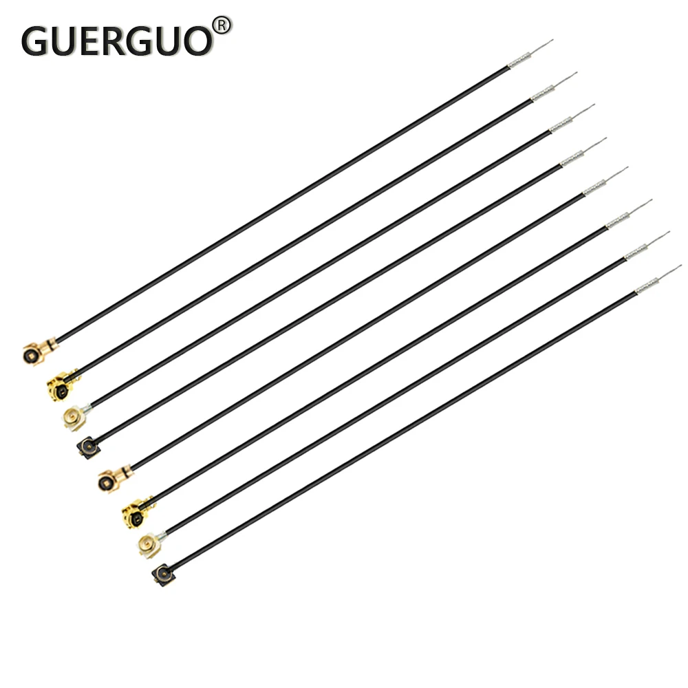 100pcs Open End IPEX IPX Cable uFL/u.FL/IPEX1/4 Male/Female Plug ...