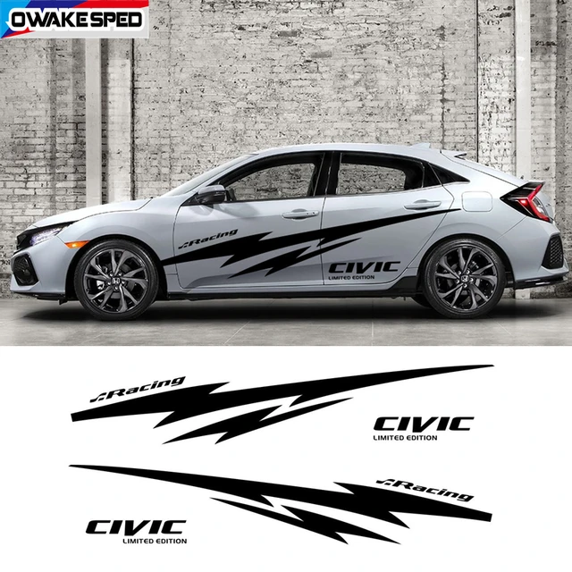 Honda Civic Back Bumper Sticker