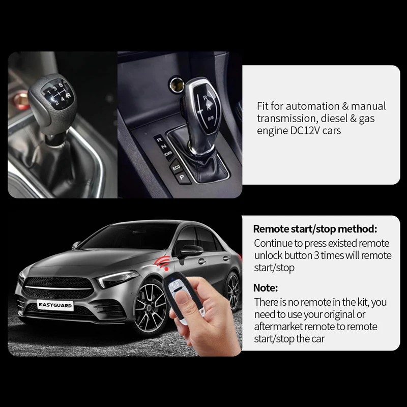 Push Start Automatic Transmission