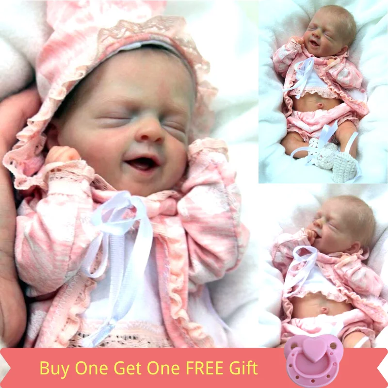 Mini bebe reborn kit Salia 12Inches Reborn Baby Vinyl Doll Kit ...