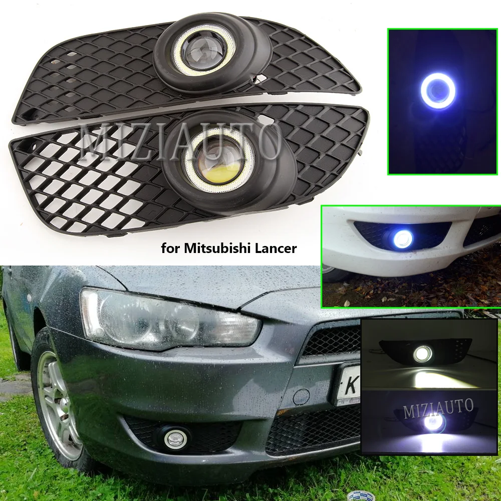 Luces-LED-antiniebla-de-ojo-de-ngel-para-coche-Mitsubishi-Lancer-2008 ...