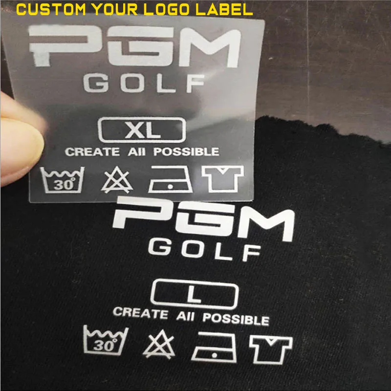 50pcs a lot Mixed Size Custom LOGO printed Vinyl heat transfer Iron ...